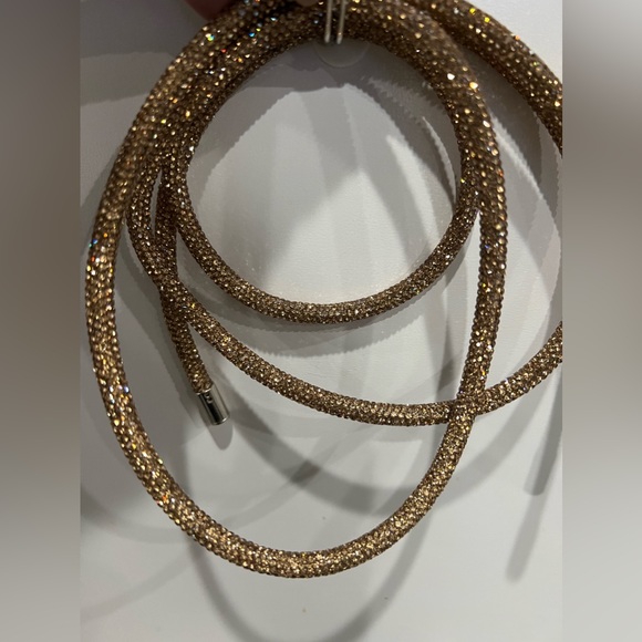 Accessories | New Light Gold Rhinestone Hoodie String | Poshmark